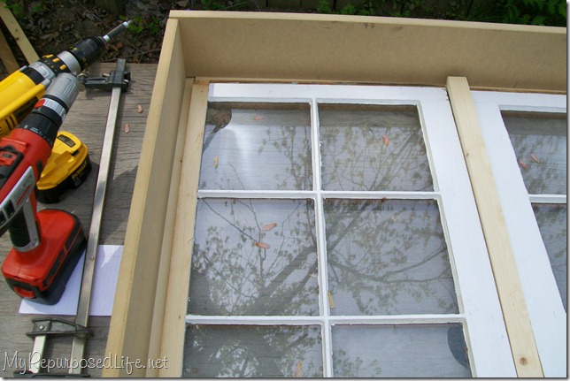 Repurposed Windows (display cabinet) - My Repurposed Life®